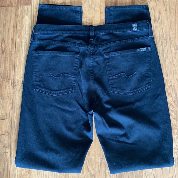 Jeans | 7 Famk Black Denim Jeans Sz 31 High Waist Roxanne Style | Poshmark